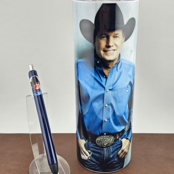 George Strait Tumbler - Etsy