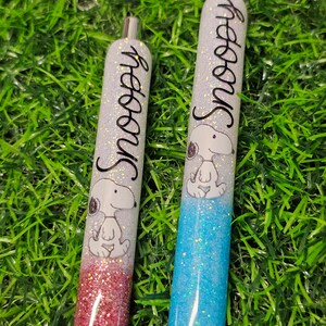 Snoopy Inkjoy Gel Pen, Refillable, Cartoon, Snoopy Gift, Charlie Brown ...