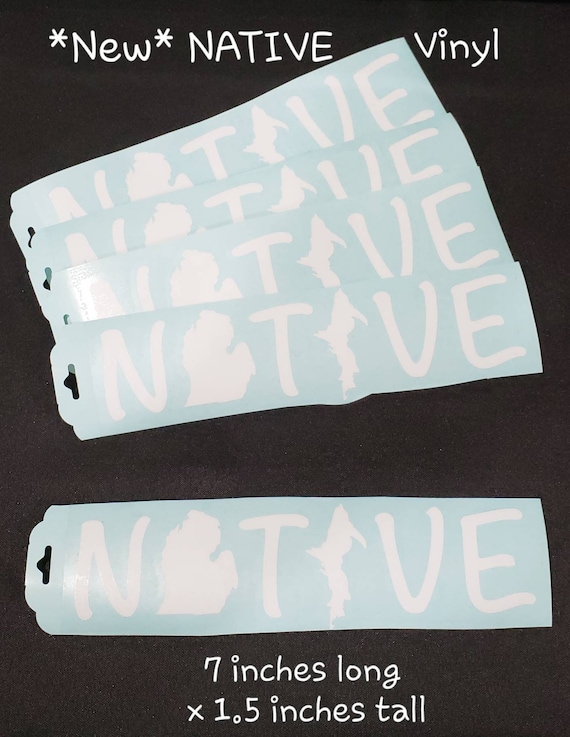 Michigan NATIVE Vinyl Decal Sticker for Car Windows Laptops | Etsy