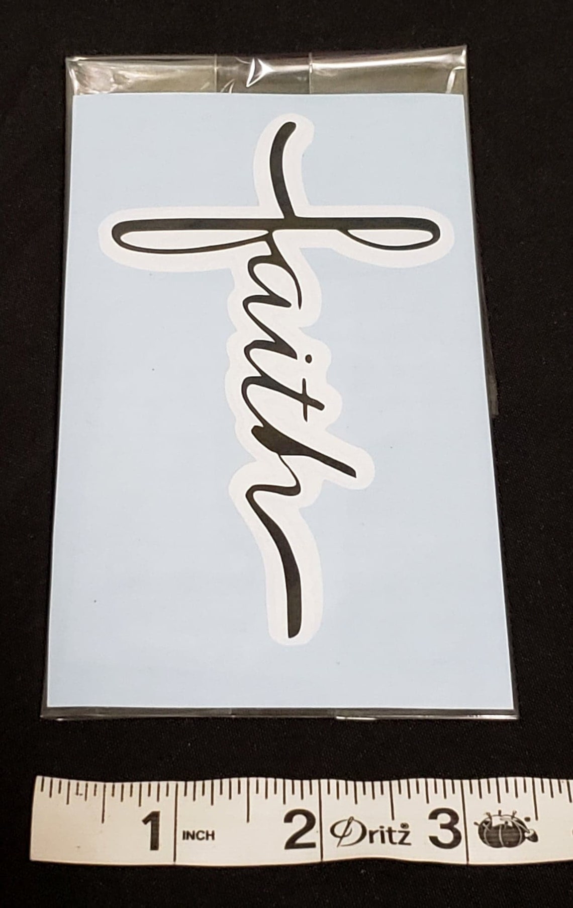 Faith Vinyl Decal Oracle 651 Christian Jesus the Cross - Etsy