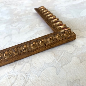 Antiqued Gold Picture Frame W/rope Detail- Vintage Gold Photo Frame A5 ...