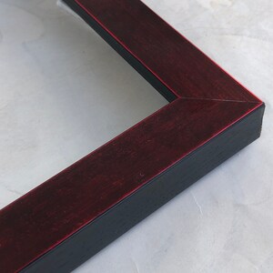 Metallic Red Picture Frame- Narrow Red Photo Frame A3 A4 4x4 4x6 5x7 ...