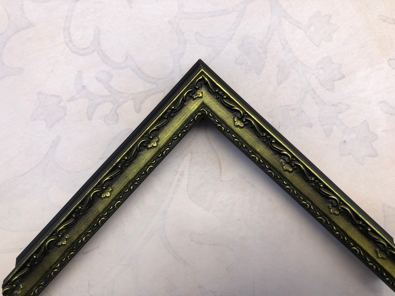 Metallic Ornate Lime Green Picture Frame Victorian Gothic - Etsy