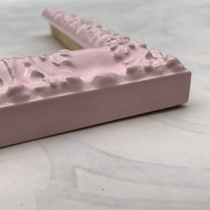 Ornate Pale Pink Picture Frame- Vintage Shabby Chic Nursery Decor- 4x4 ...