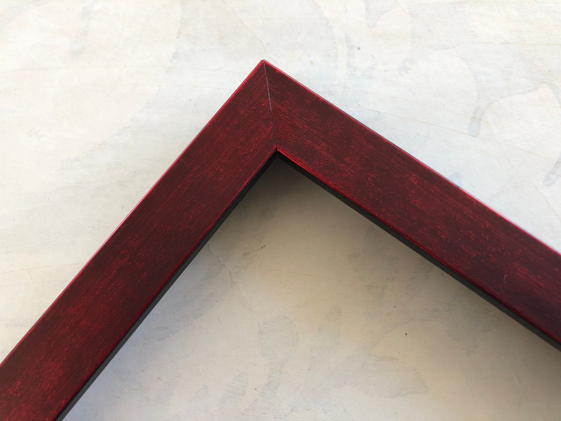 Metallic Red Picture Frame Narrow Red Photo Frame A3 A4 4x4 | Etsy