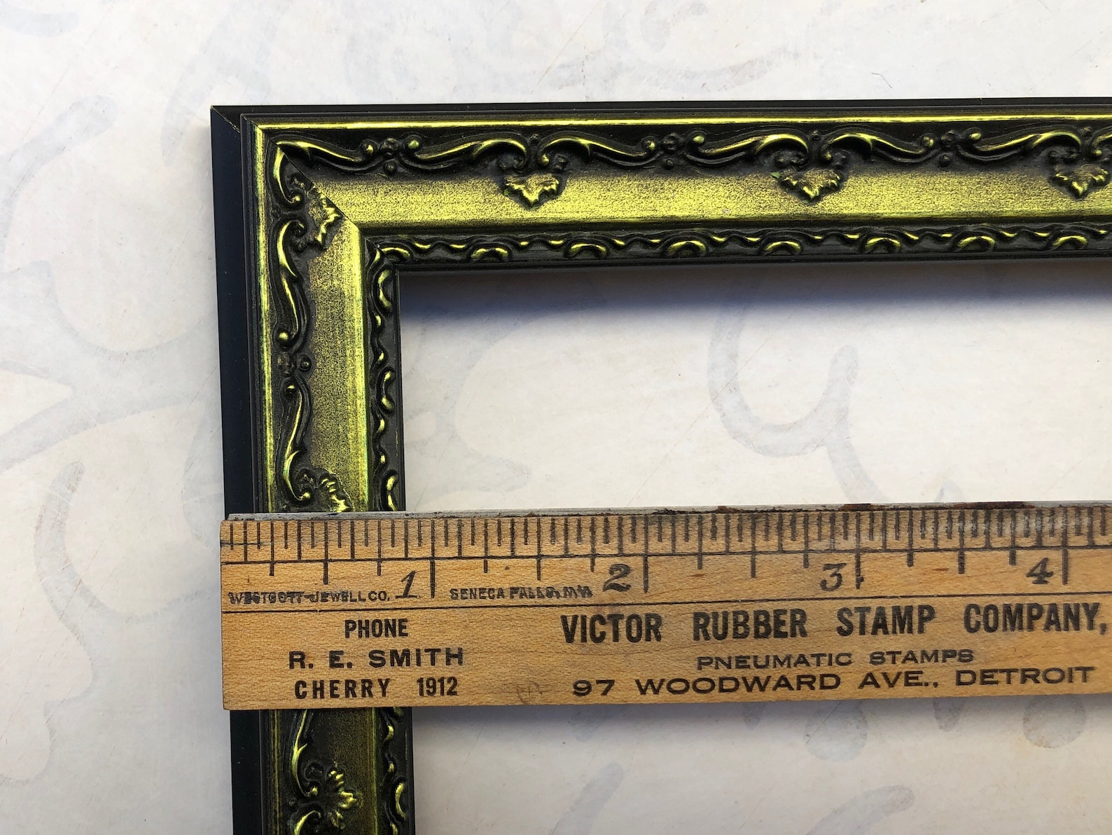 Metallic Ornate Lime Green Picture Frame Victorian Gothic - Etsy