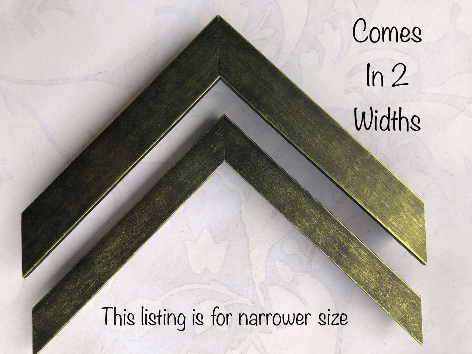 Distressed Green Picture Frame Metallic Modern A3 A4 4x4 4x6 - Etsy