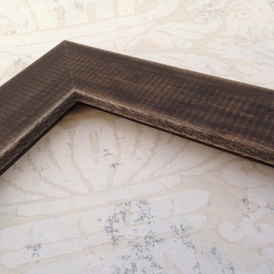Distressed Wood Black Picture Frame- Custom Sizes A3, 4x6, 5x7, 8x8 ...