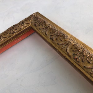 Ornate Gold Picture Frame- Antiqued Gold Photo Frame- Custom Picture ...