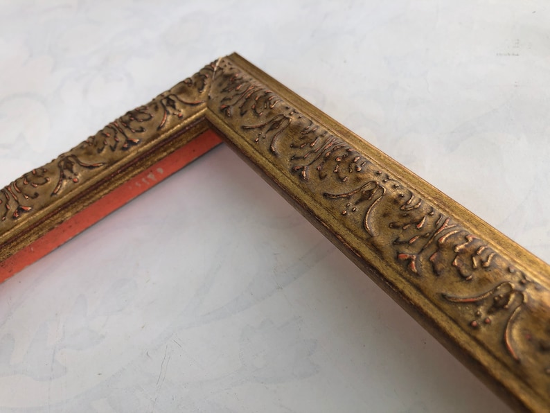 Ornate Gold Picture Frame Antiqued Gold Photo Frame Custom - Etsy