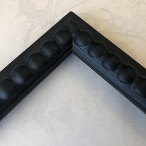 Chunky Bead Black Picture Frame- Custom Framing- A3 A4 A5 4x4 5x7 8x10 ...