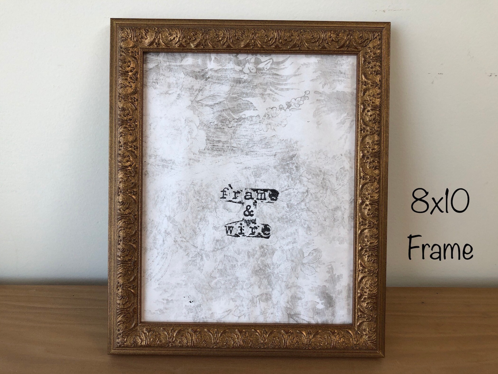 Ornate Gold Picture Frame Antiqued Gold Photo Frame Custom - Etsy