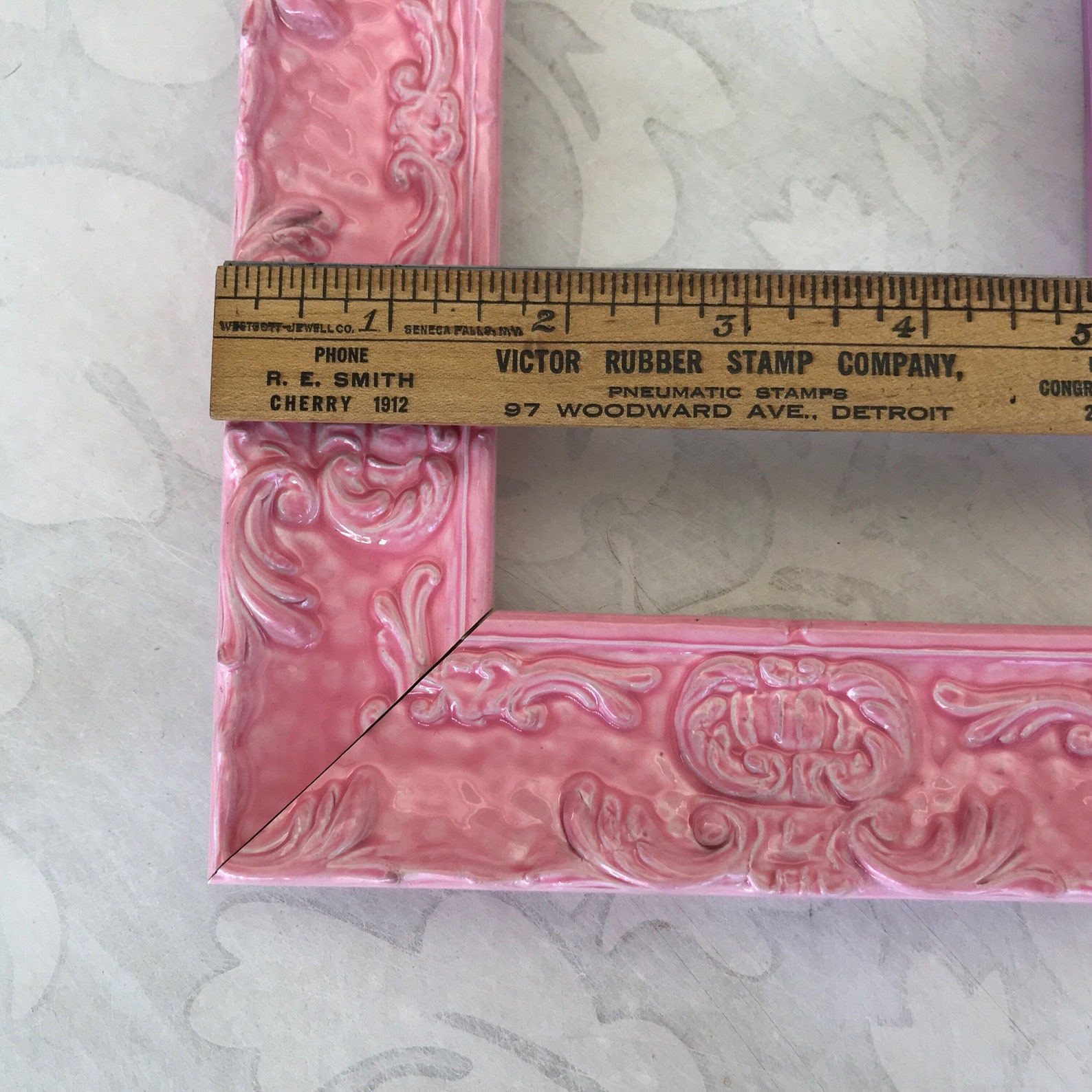 Ornate Pink Picture Frame Nursery Decor Shabby Chic Frames - Etsy