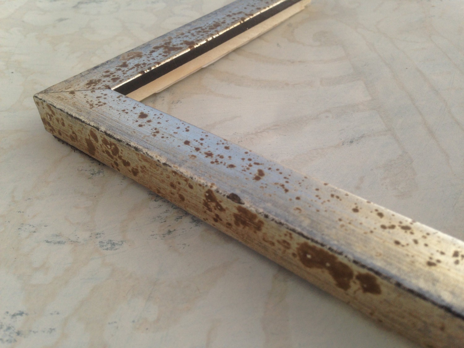 Shabby Chic Silver Picture Frame Vintage Distressed | Etsy