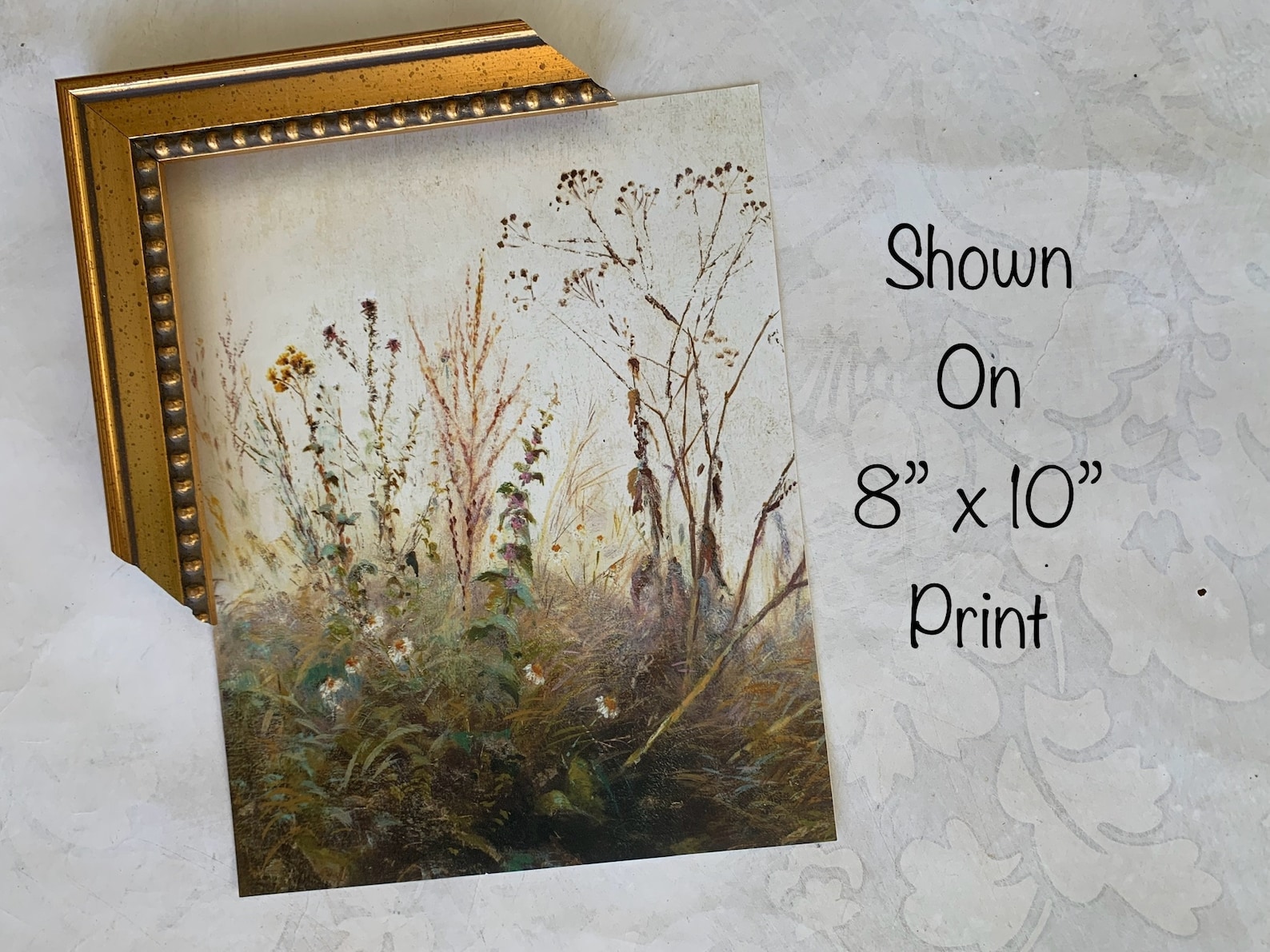 Elegant Gold Beaded Picture Frame- Classic Design- Custom Sizes- 24x36 ...