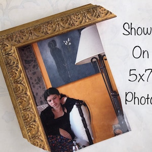 Ornate Gold Picture Frame- Antiqued Gold Photo Frame- Custom Picture ...