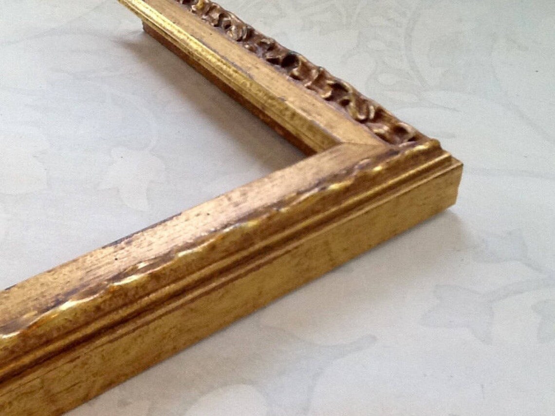 Vintage Gold Picture Frame - Photo Frame -custom Picture Framing 4x4 ...