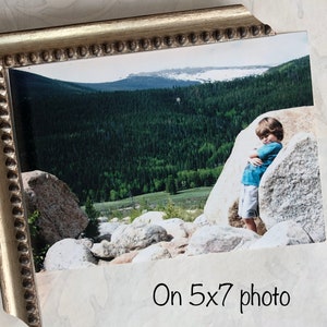 Distressed Silver Picture Frame W/bead- Silver Wedding Frame A4 A3 A5 ...