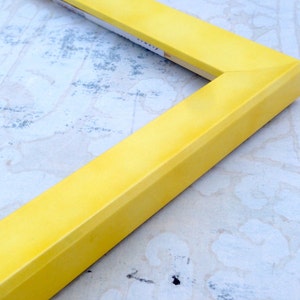 Lacquer Butter Yellow Picture Frame- Nursery & Kids Room Decor- A5 A4 ...