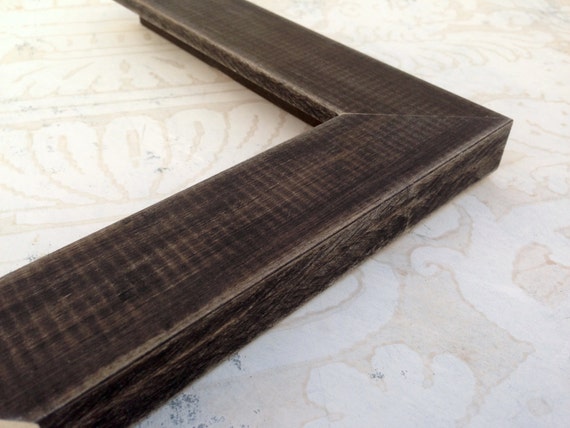 Distressed Wood Black Picture Frame Custom Sizes A3 4x6 - Etsy