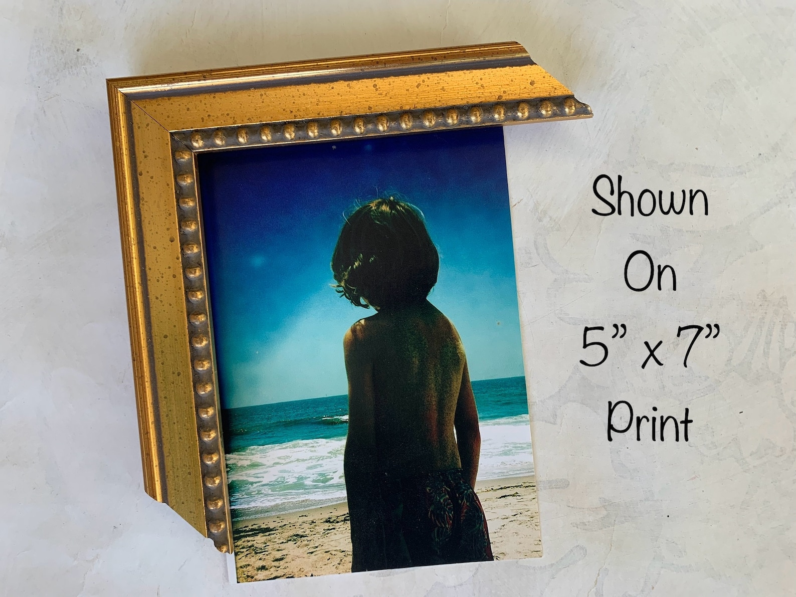 Elegant Gold Beaded Picture Frame- Classic Design- Custom Sizes- 24x36 ...