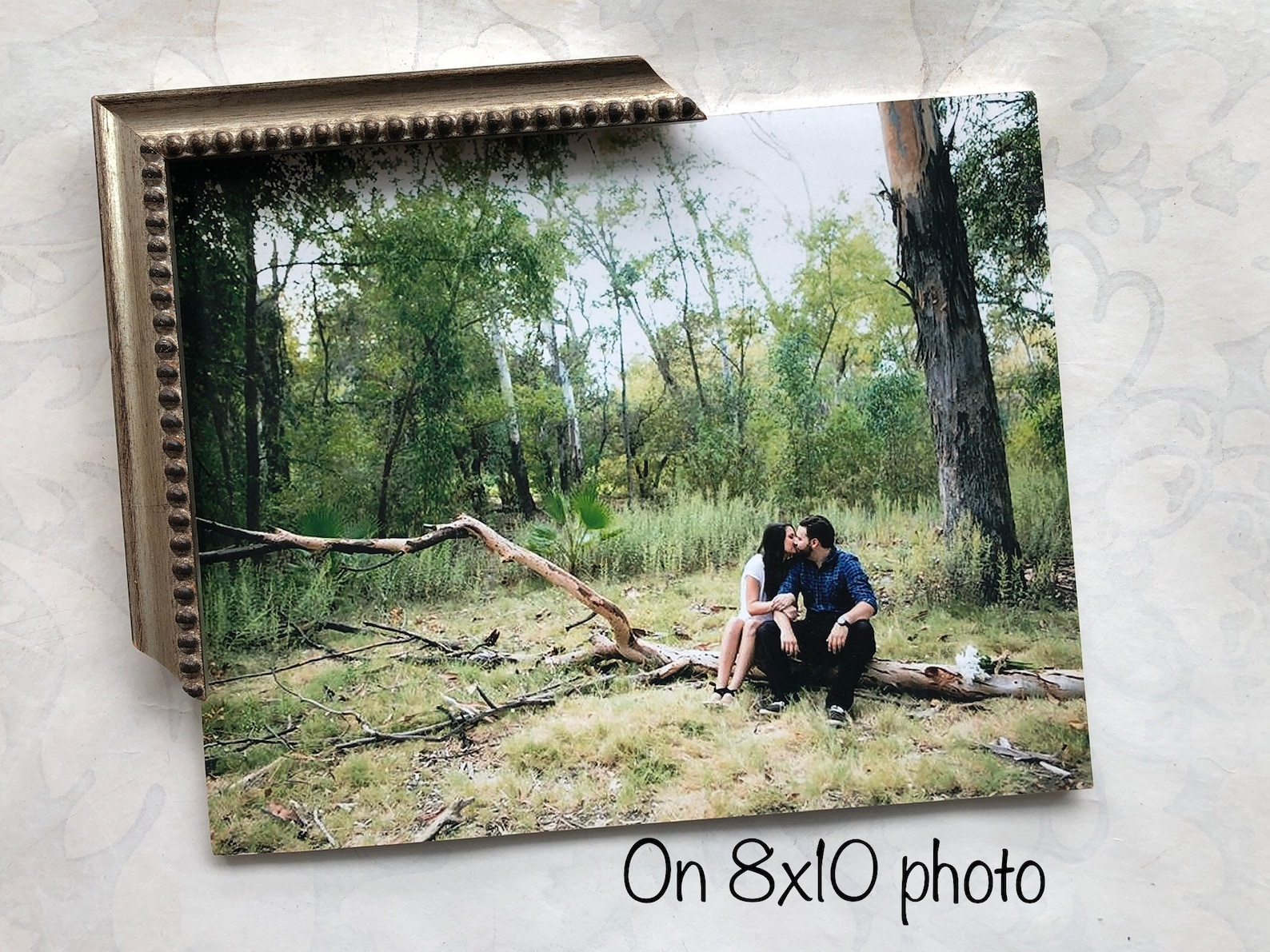 Distressed Silver Picture Frame W/bead Silver Wedding Frame A4 A3 A5 ...