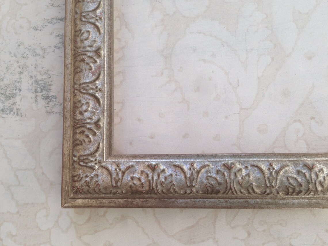 Warm Antiqued Silver Picture Frame- A4 A3 4x4 4x6 5x5 5x7 6x6 8x8, 8x10 ...