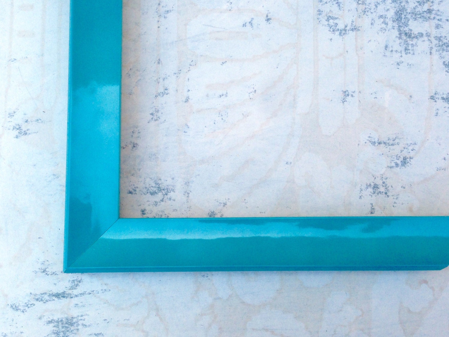 Turquoise Blue Picture Frame Shiny Lacquer Photo Frame A5 A4 | Etsy