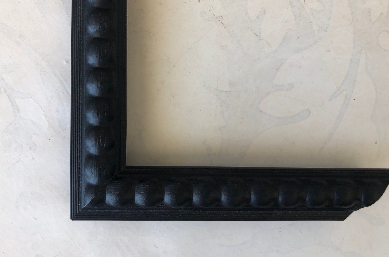 Chunky Bead Black Picture Frame Custom Framing A3 A4 A5 4x4 - Etsy