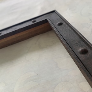 Industrial Picture Frame in Rusted "metal"- Nautical Decor- 24x36 20x30 ...