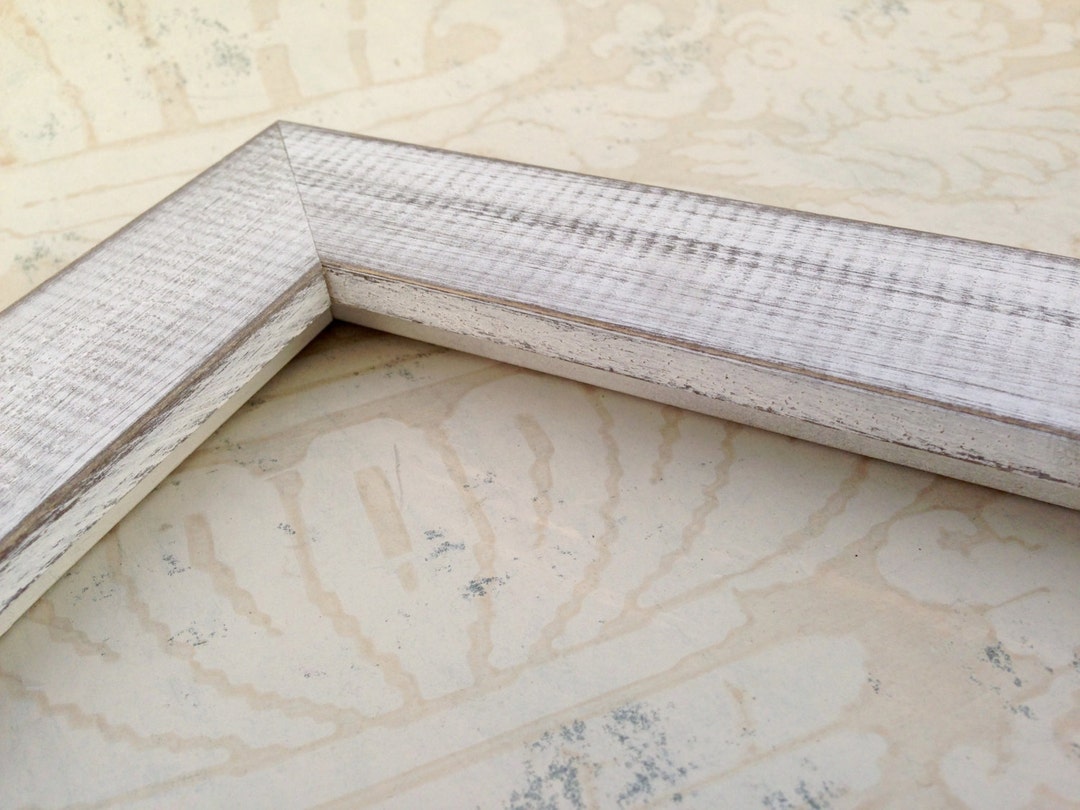 White Picture Frames- Rustic Farmhouse Style - Reclaimed Wood 4x4, 5x7 ...