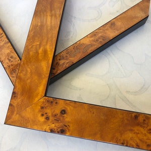 Bright Honey Poplar Burlwood Picture Frame- Custom Framing- A2 A3 A4 A5 ...
