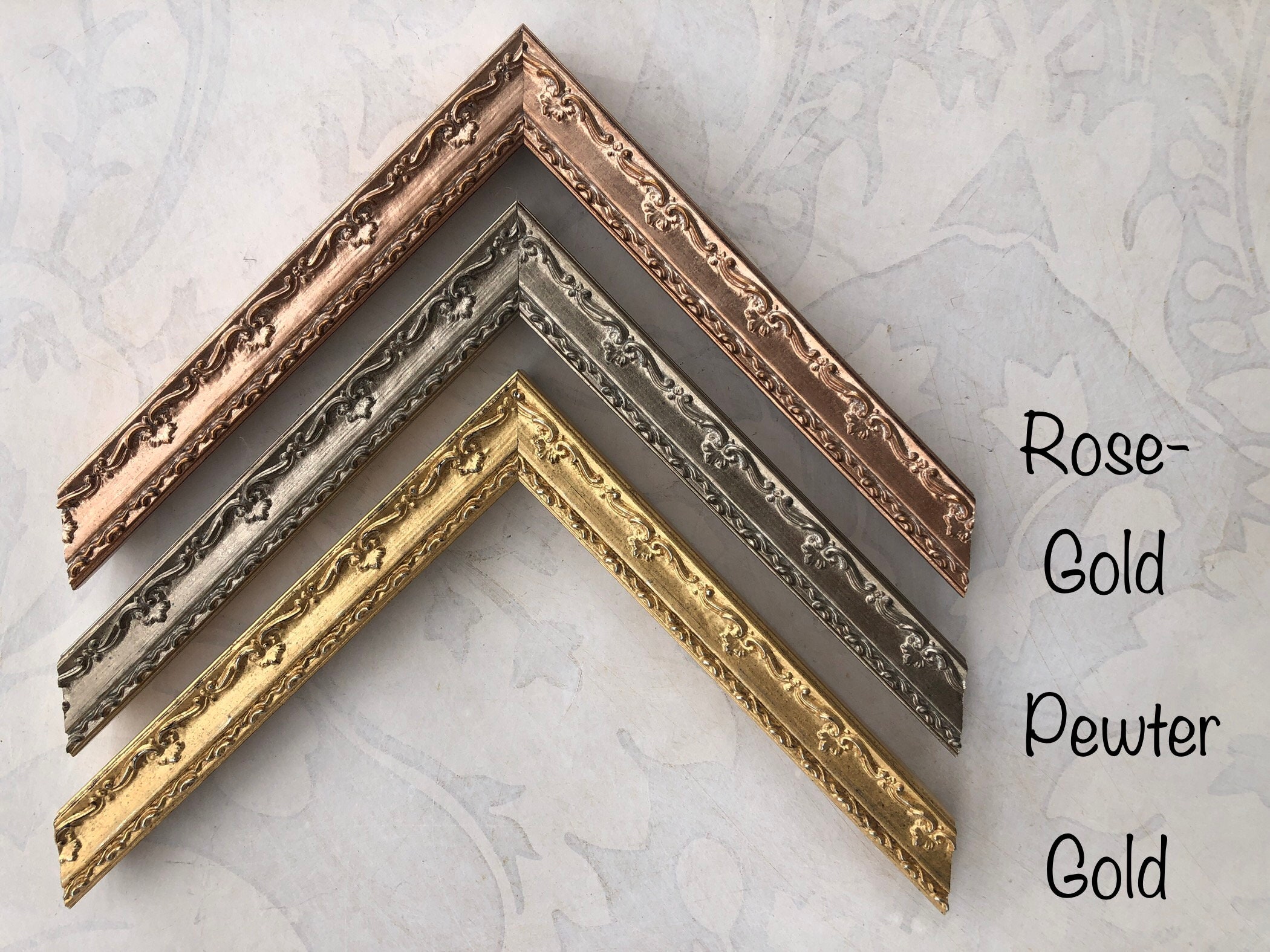 Metallic Ornate Red Picture Frame Victorian Christmas | Etsy