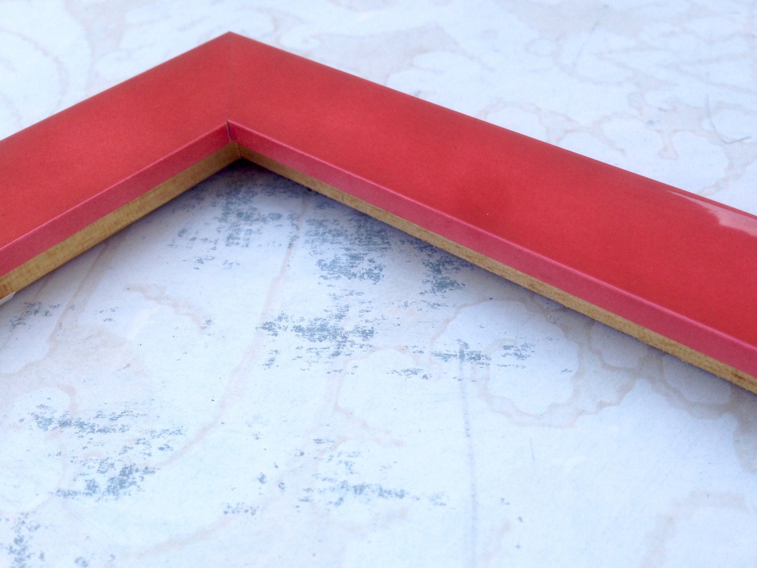 Red Lacquer Picture Frame Photo Frame Certificate Diploma - Etsy