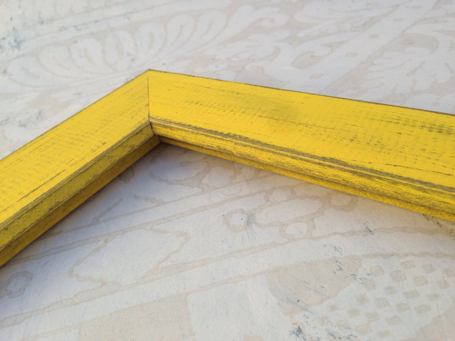 Rustic Wood Yellow Picture Frame 4x4 4x6 5x5 5x7 8x8 - Etsy