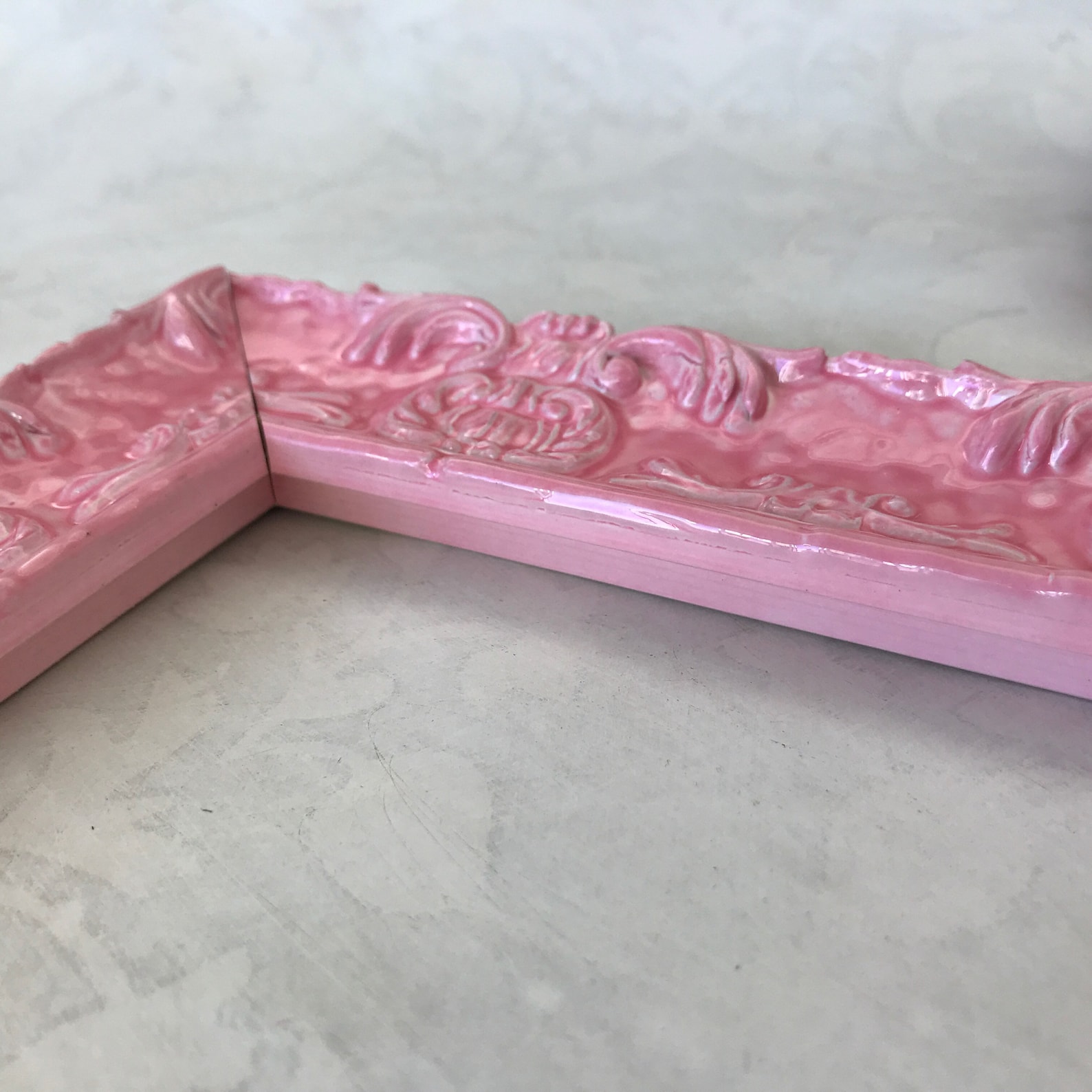 Ornate Pink Picture Frame Nursery Decor Shabby Chic Frames - Etsy