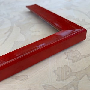 Red Lacquer Picture Frame- Photo Frame- Certificate Diploma Frame- A5 ...