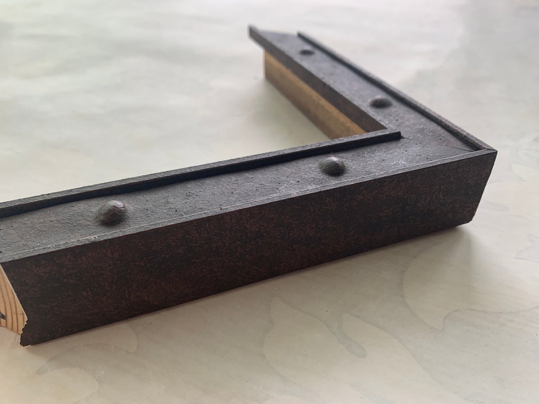 Industrial Picture Frame in Rusted metal Nautical Decor 24x36 20x30 ...