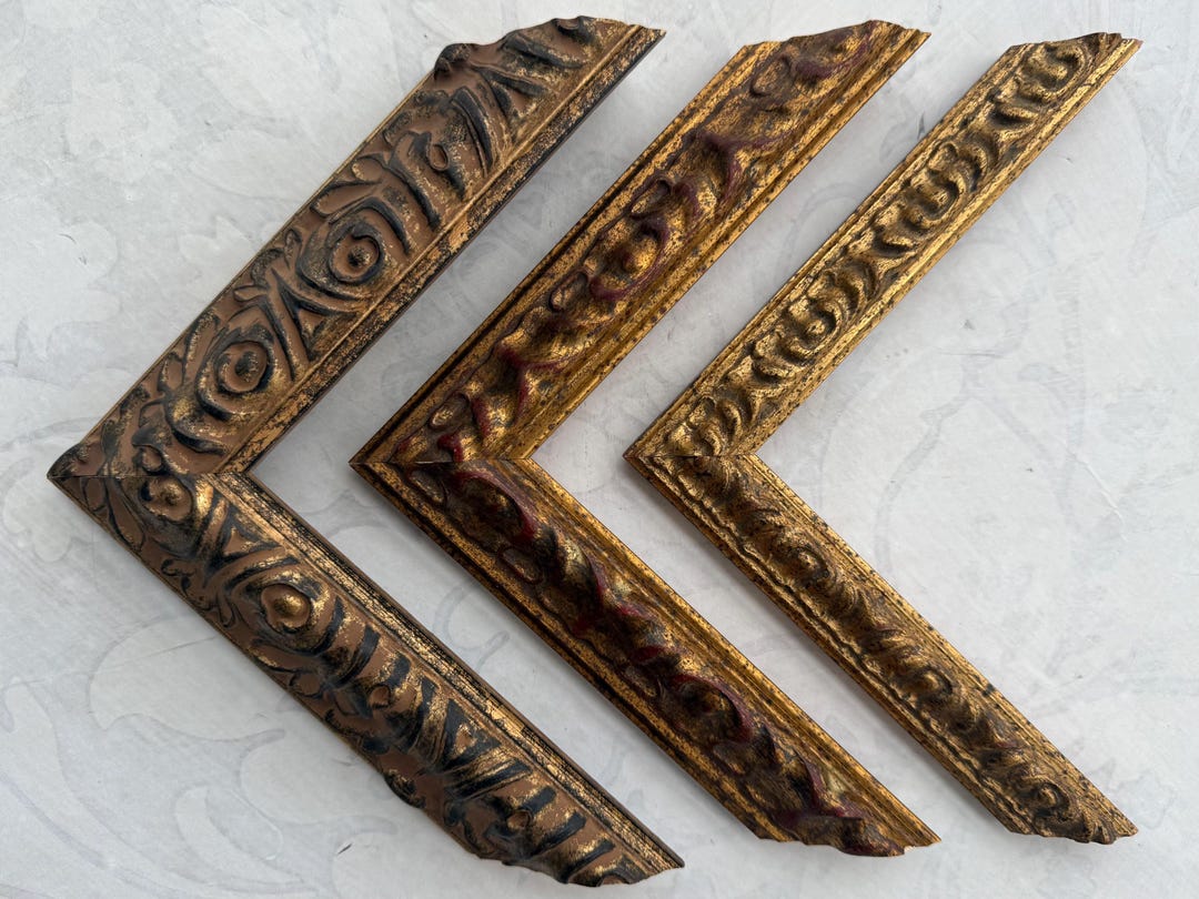 Ornate Baroque Picture Frames in Antique Gold- Hand Finished- Custom ...