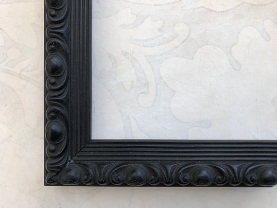 1.25 Carved Gothic Black Picture Frame Victorian Shabby - Etsy