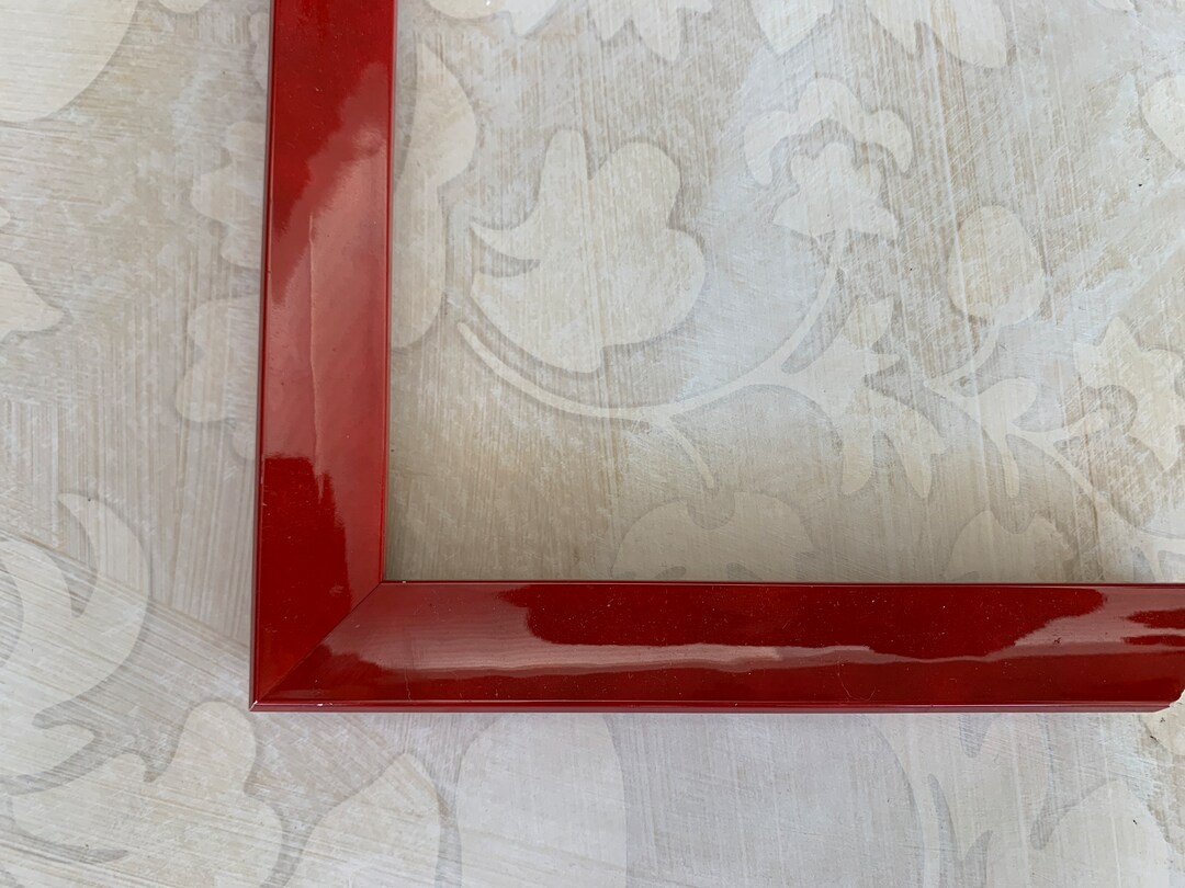 Red Lacquer Picture Frame- Photo Frame- Certificate Diploma Frame- A5 ...