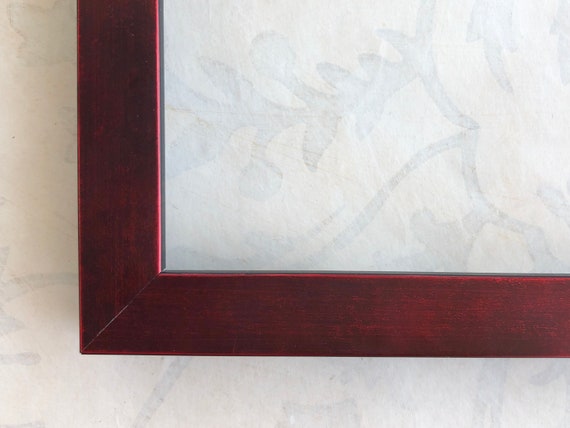 Metallic Red Picture Frame Narrow Red Photo Frame A3 A4 4x4 | Etsy