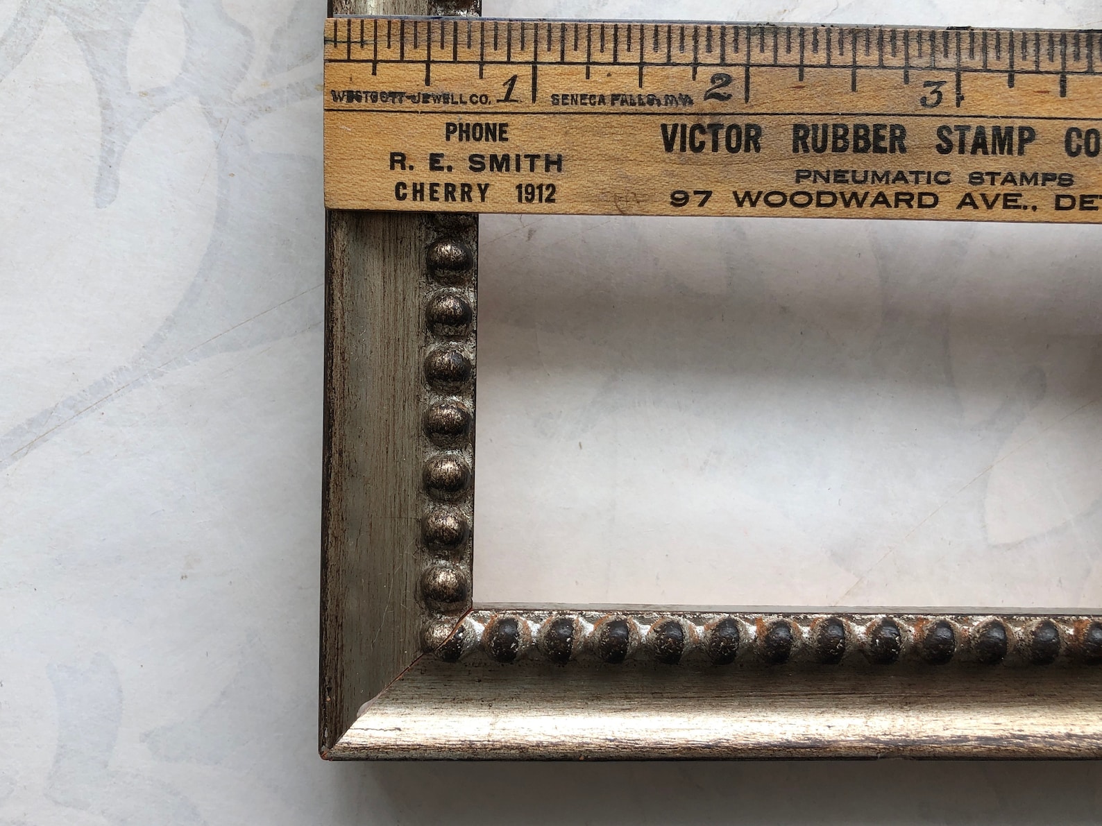 Distressed Silver Picture Frame W/bead Silver Wedding Frame A4 A3 A5 ...