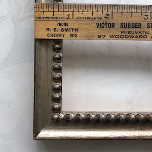 Distressed Silver Picture Frame W/bead- Silver Wedding Frame A4 A3 A5 ...
