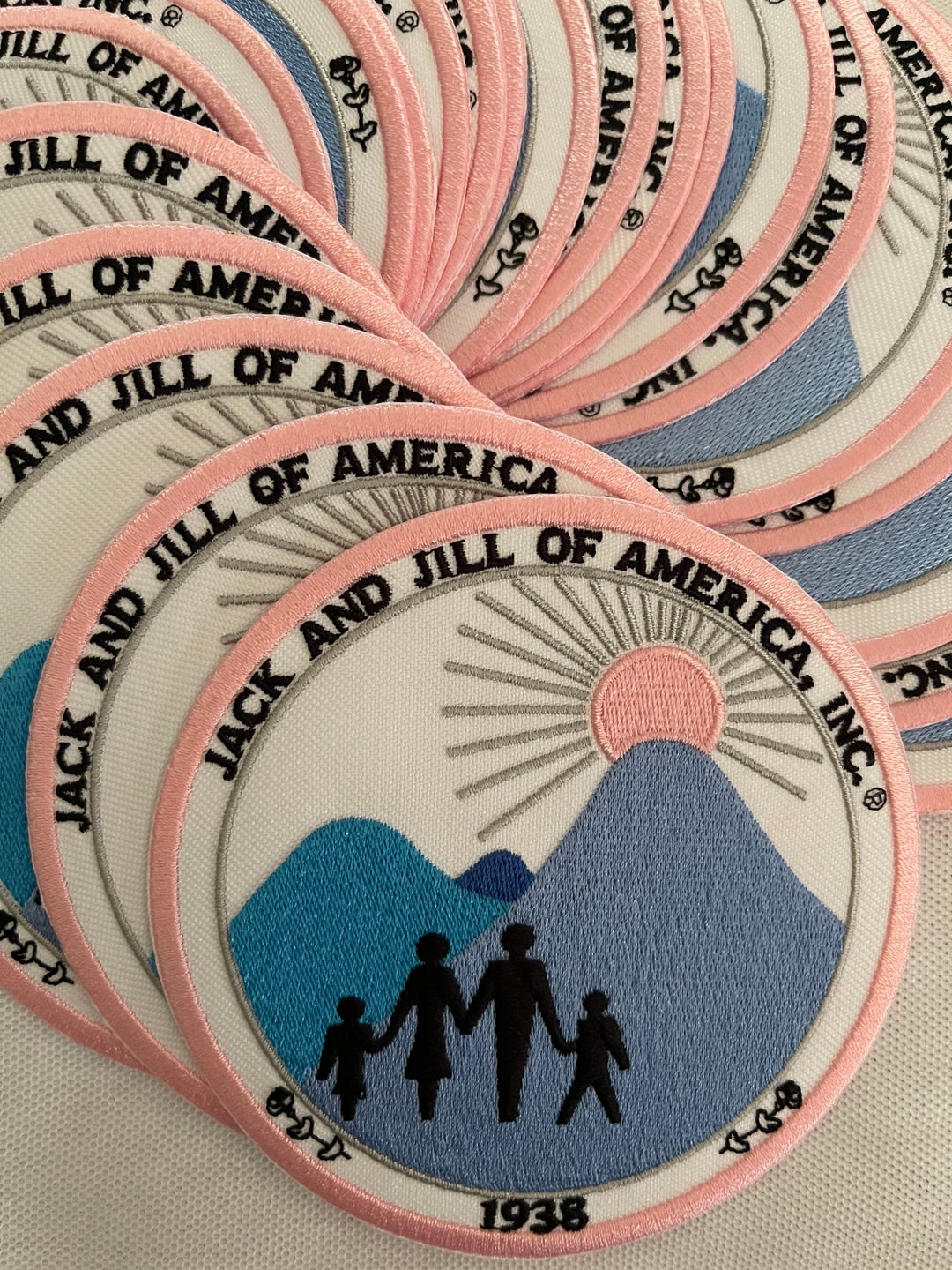 Jack and Jill of America, Inc. Patch, Embroidered Logo Patch, JJ Iron ...