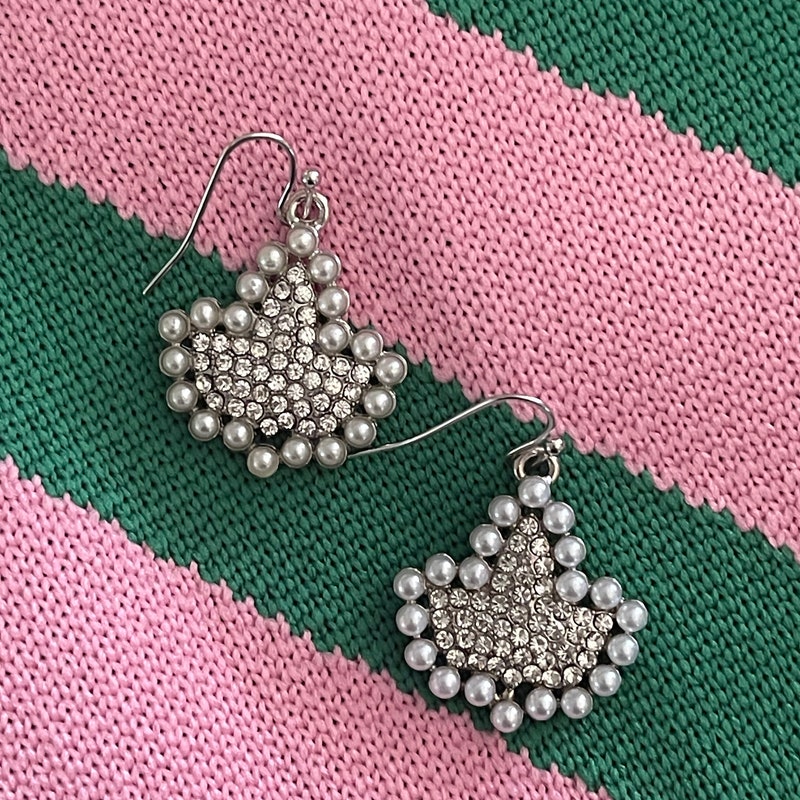 Alpha Pearl Earrings - Etsy