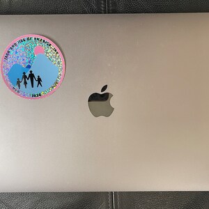 Jack and Jill of America Stickers, 3inch Glitter Stickers or Non ...