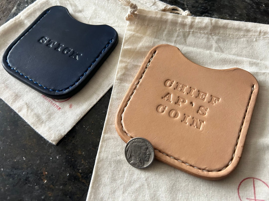 Leather Challenge Coin Case - Leather Challenge Coin Holder ...