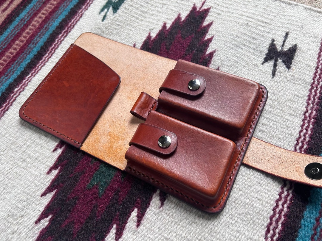 Leather Business Card / Credit Card and Notebook Cover - Customizable ...