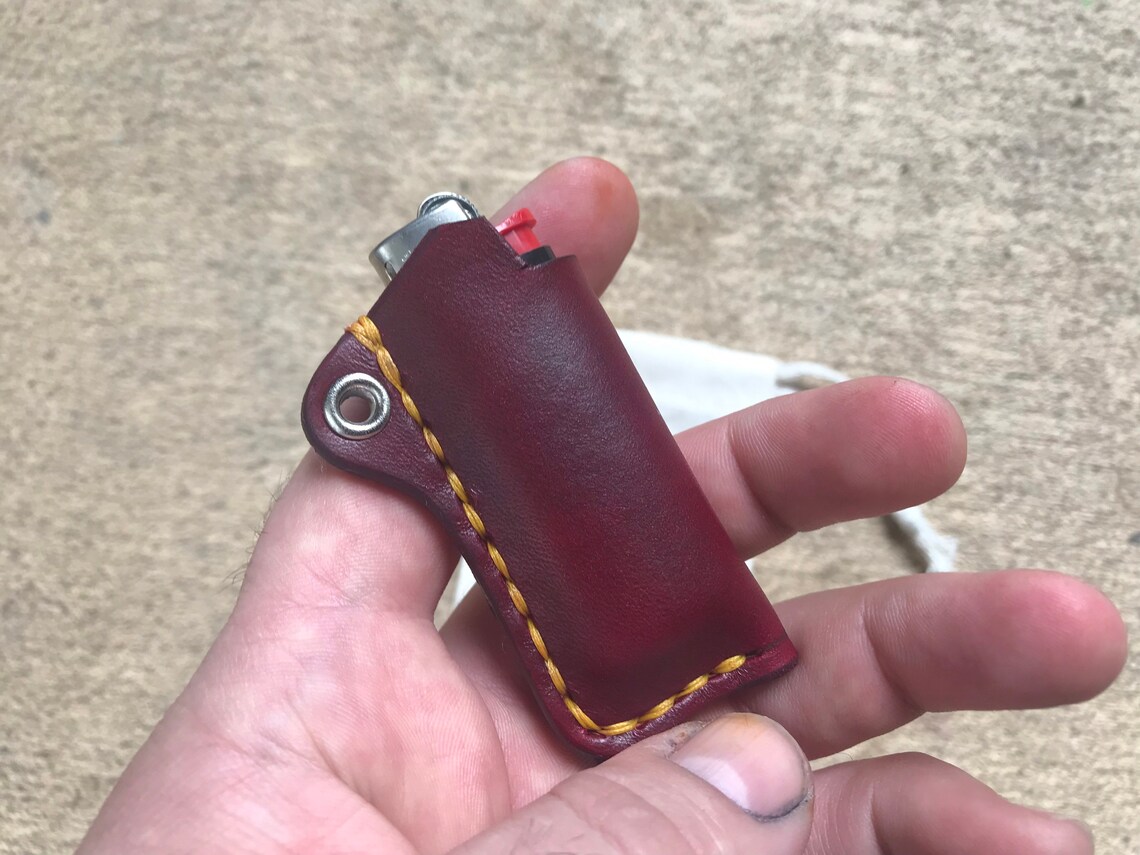 MINI BIC Leather Lighter Case for Use With MINI Bic Lighter - Etsy